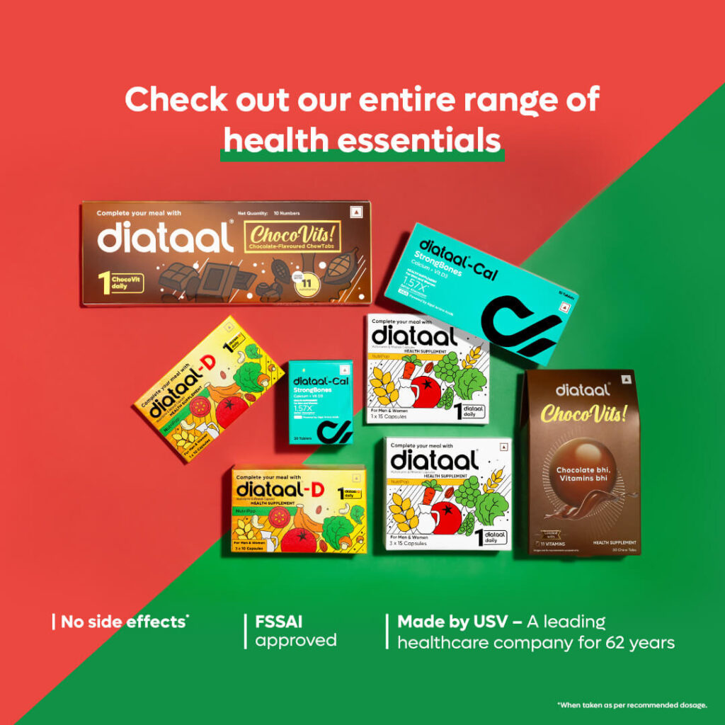 Diataal-D Multivitamin with additional Vitamin D | Sustained Energy I ...